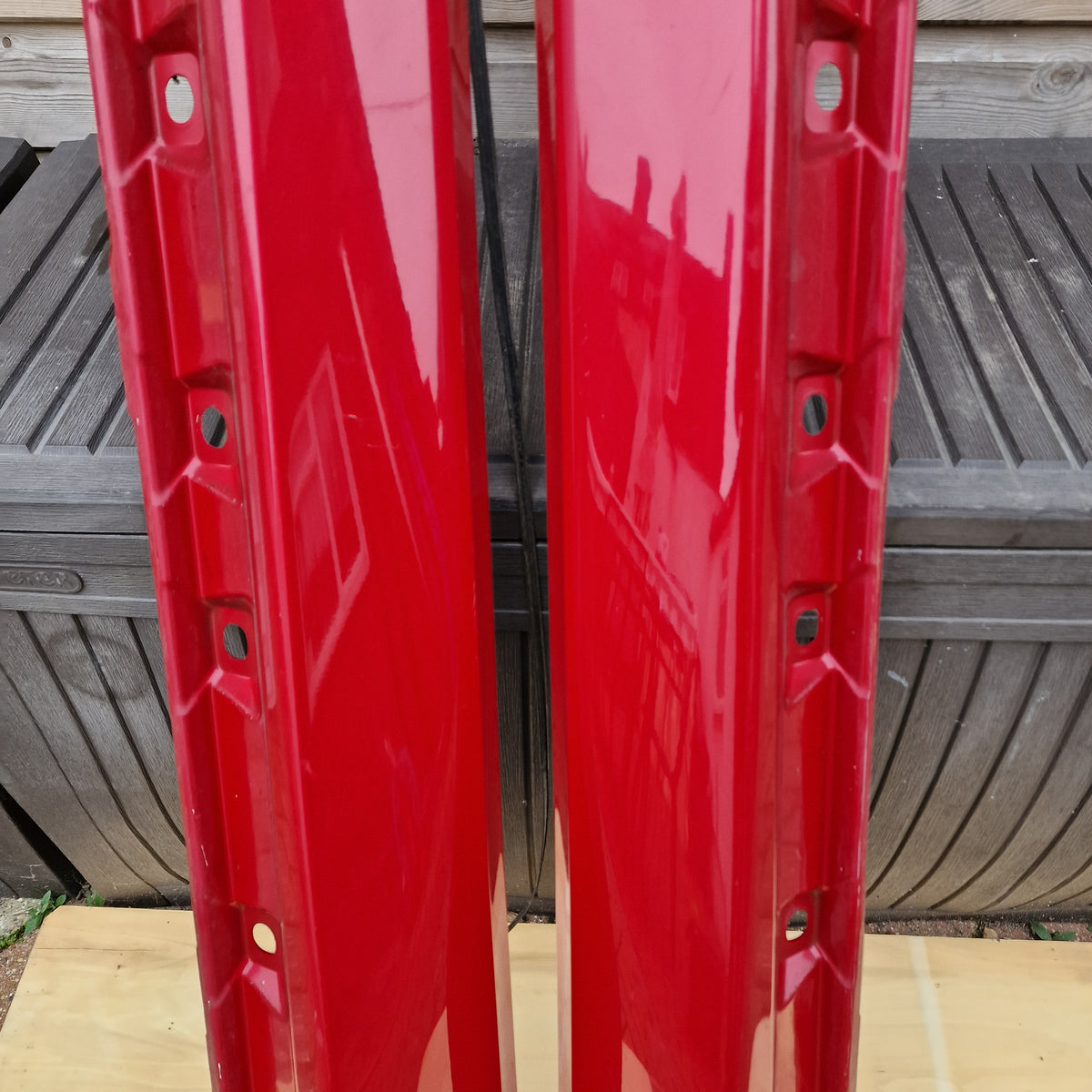 Suzuki Swift Sport ZC32S Side Skirts * ABLAZE RED ZRK * PAIR * 0228 02 ...
